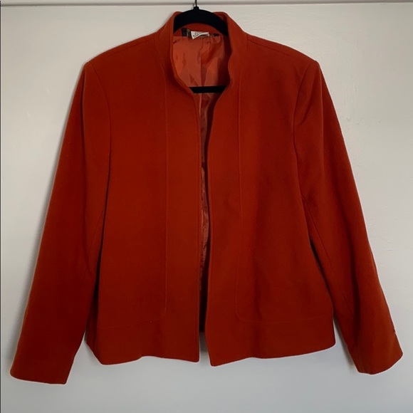 Vintage | Jackets & Coats | Vintage Burnt Orange Jacket | Poshmark